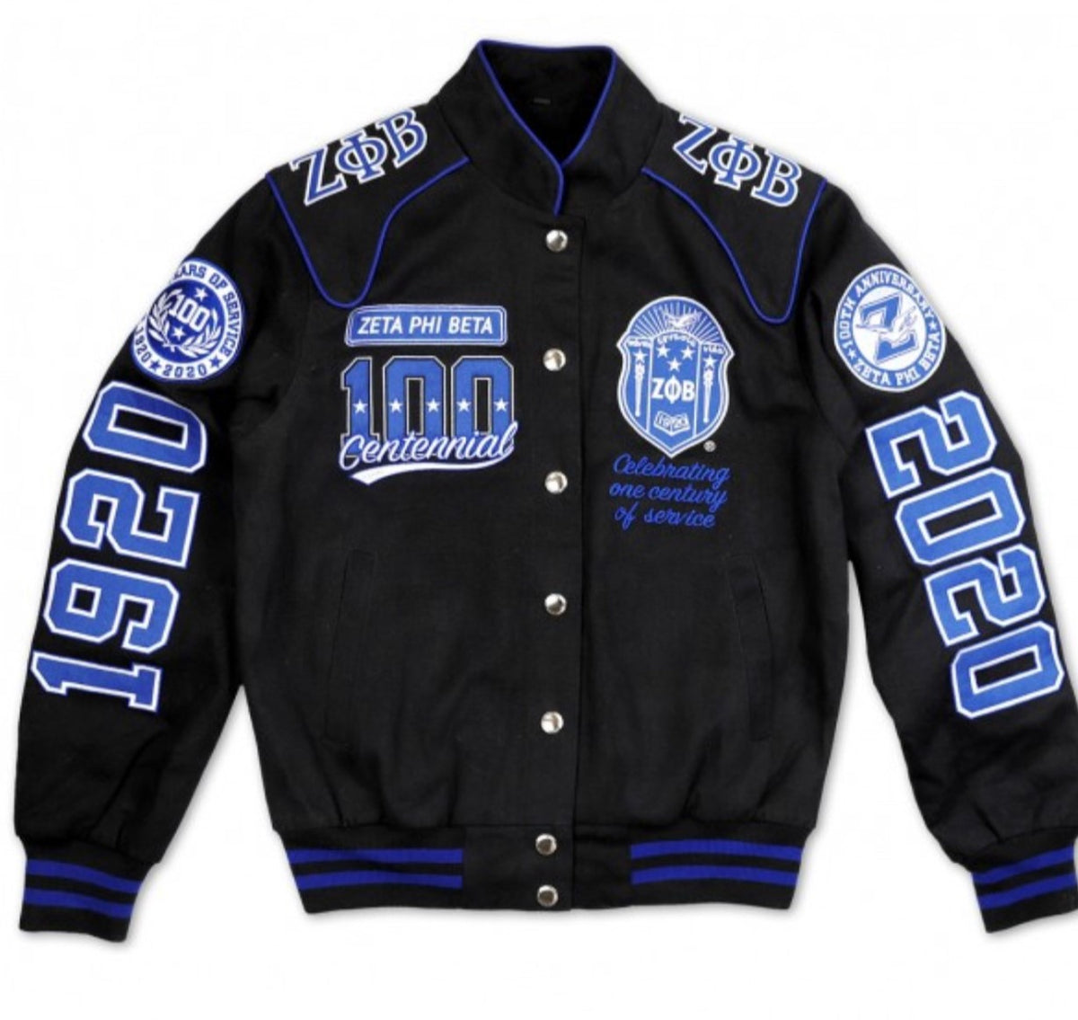 Zeta Centennial Racing Jacket – Greek Apparel and More