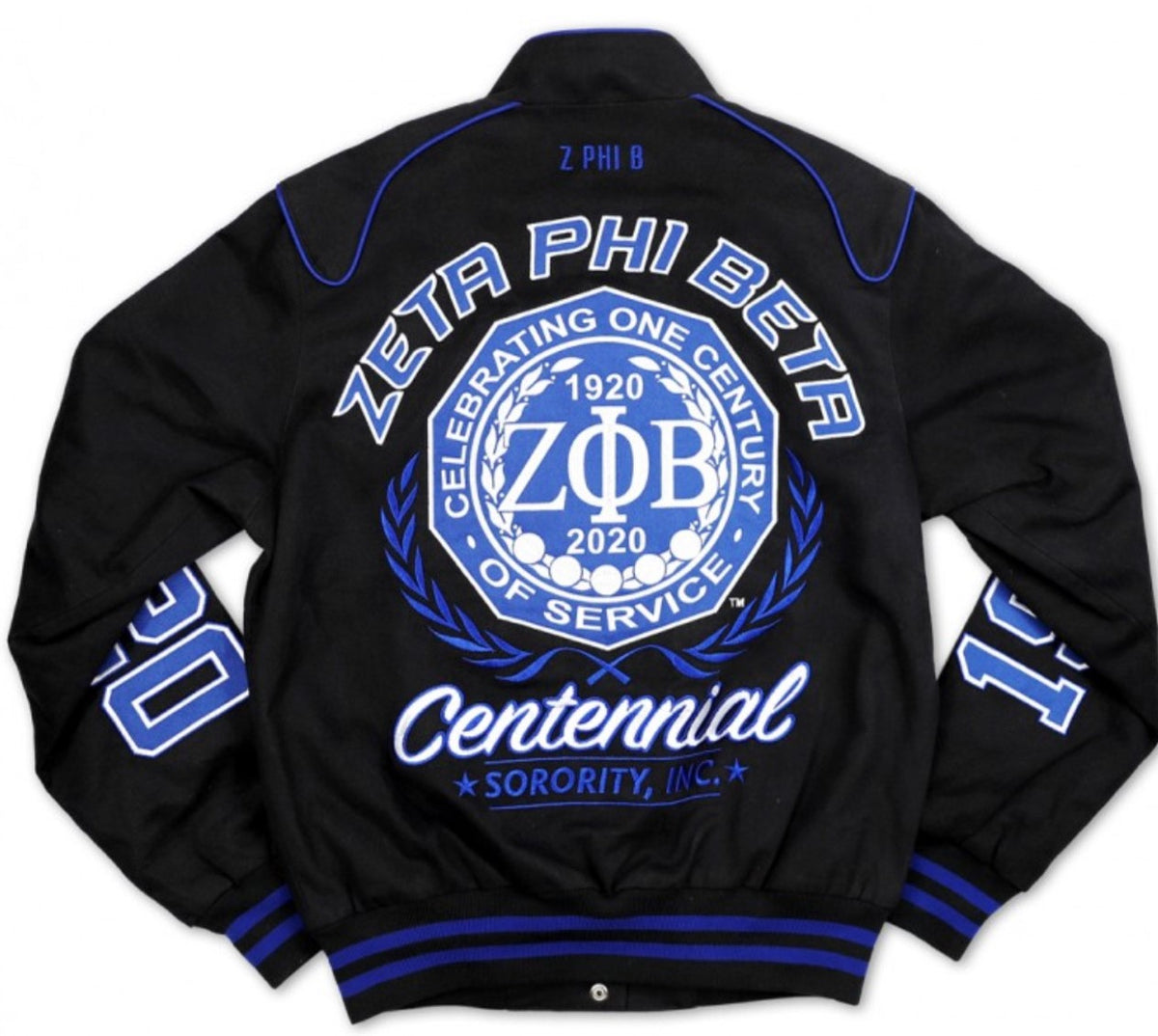 Zeta Centennial Racing Jacket – Greek Apparel and More