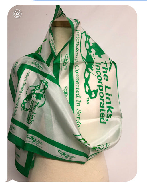 Links Oblong Silk Scarf – Greek Apparel and More