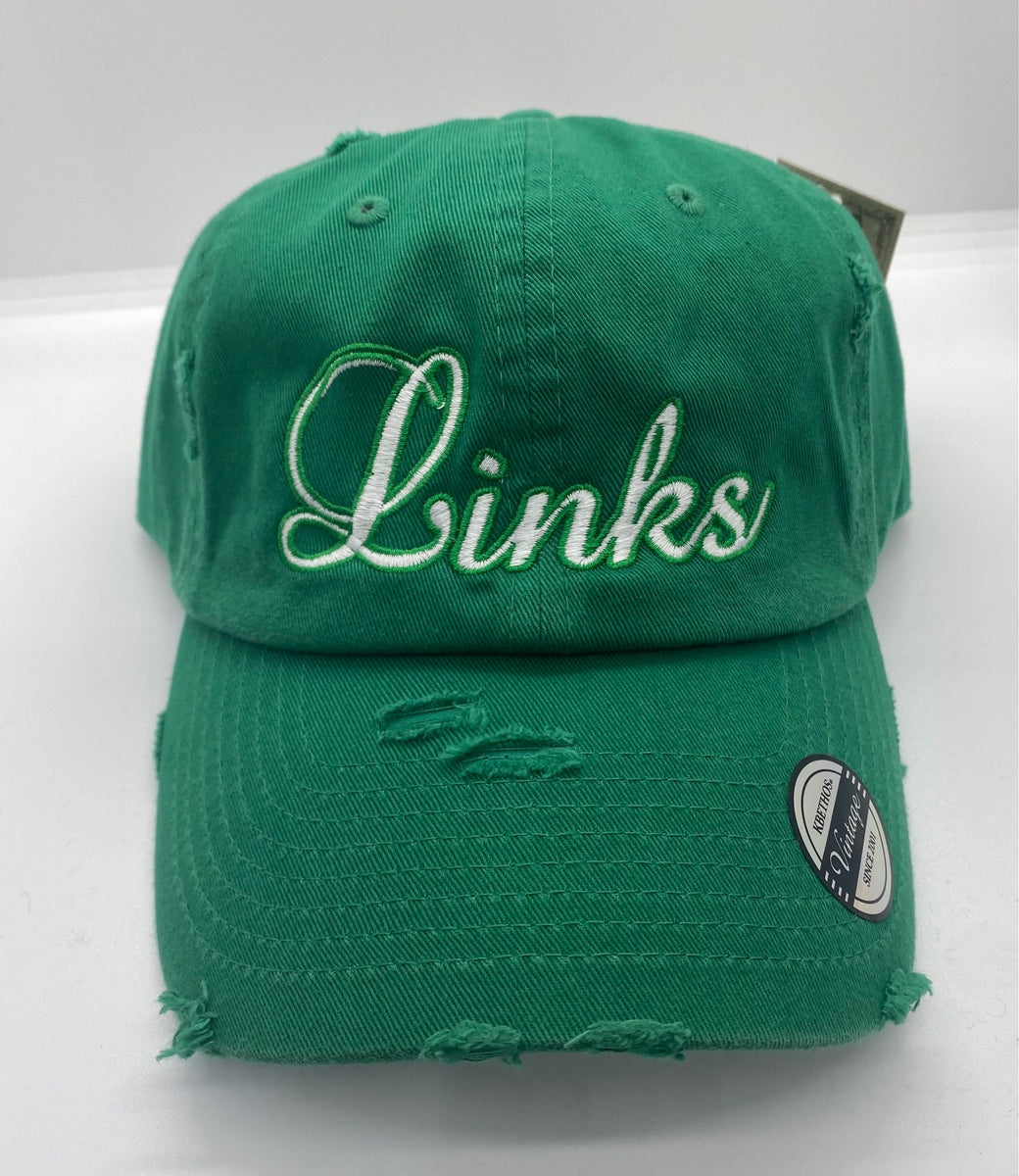 LINKS Stressed Baseball Cap – Greek Apparel and More
