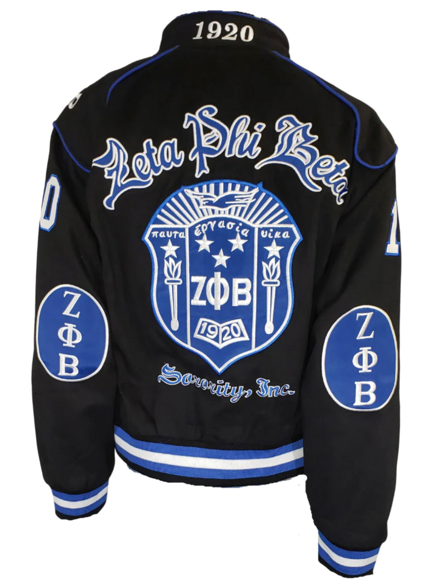 Zeta Racing Jacket – Greek Apparel and More